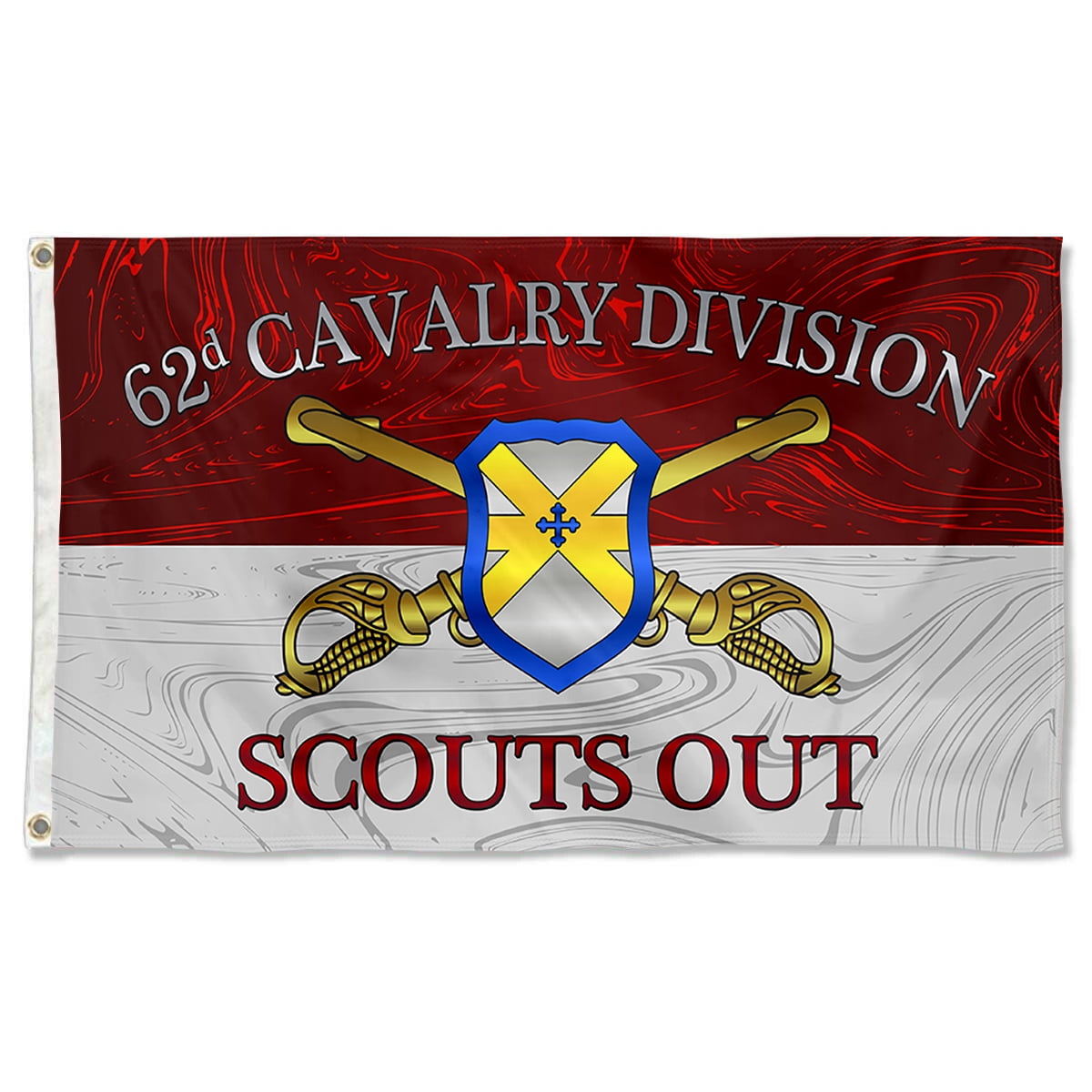 Cayyon United States 62rd Cavalry Division Scouts Out Flag 3x5Feet ...
