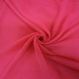 Shason Textile 60" x 3 yd 100% Polyester Chiffon Solid Print Craft ...