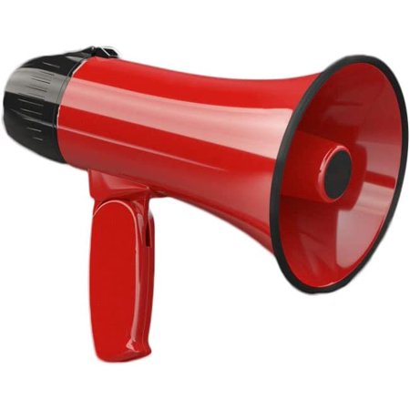 Loudspeaker Megaphone Bullhorn, Portable Foldable Handheld Amplifier ...