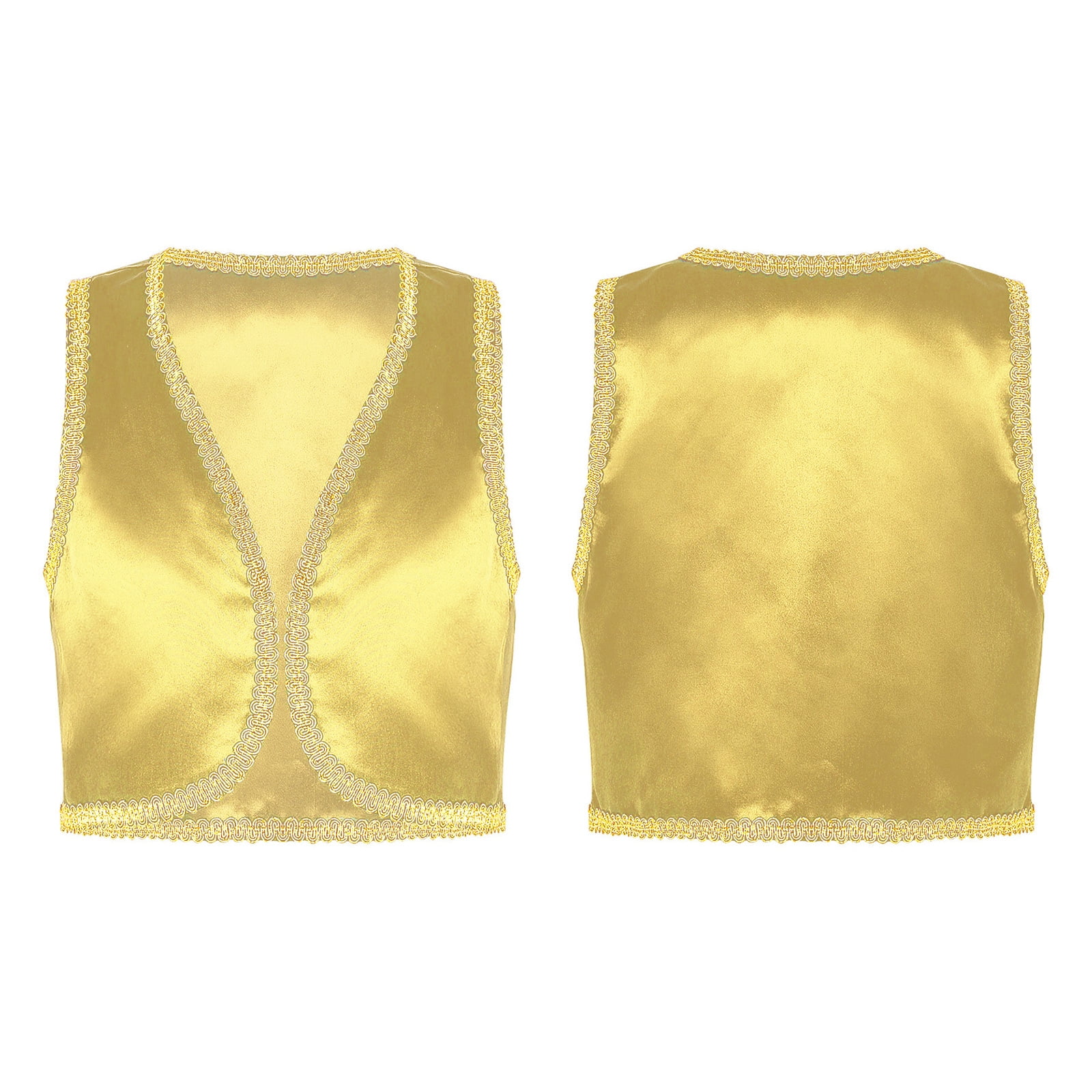 Click here for Tiaobug Kids Boys Arabian Prince Open Front Golden... prices