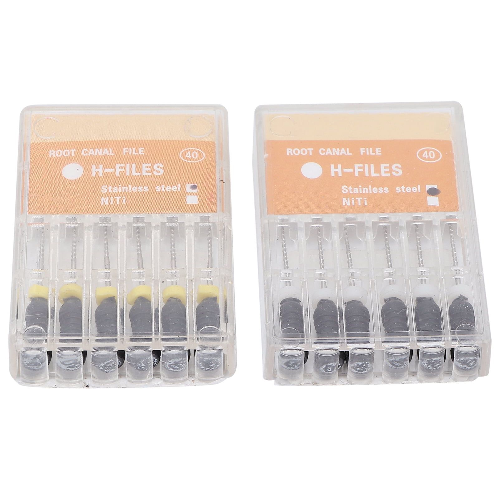 Lima de conducto radicular, limas H de acero inoxidable n.° 40 Limas de ...