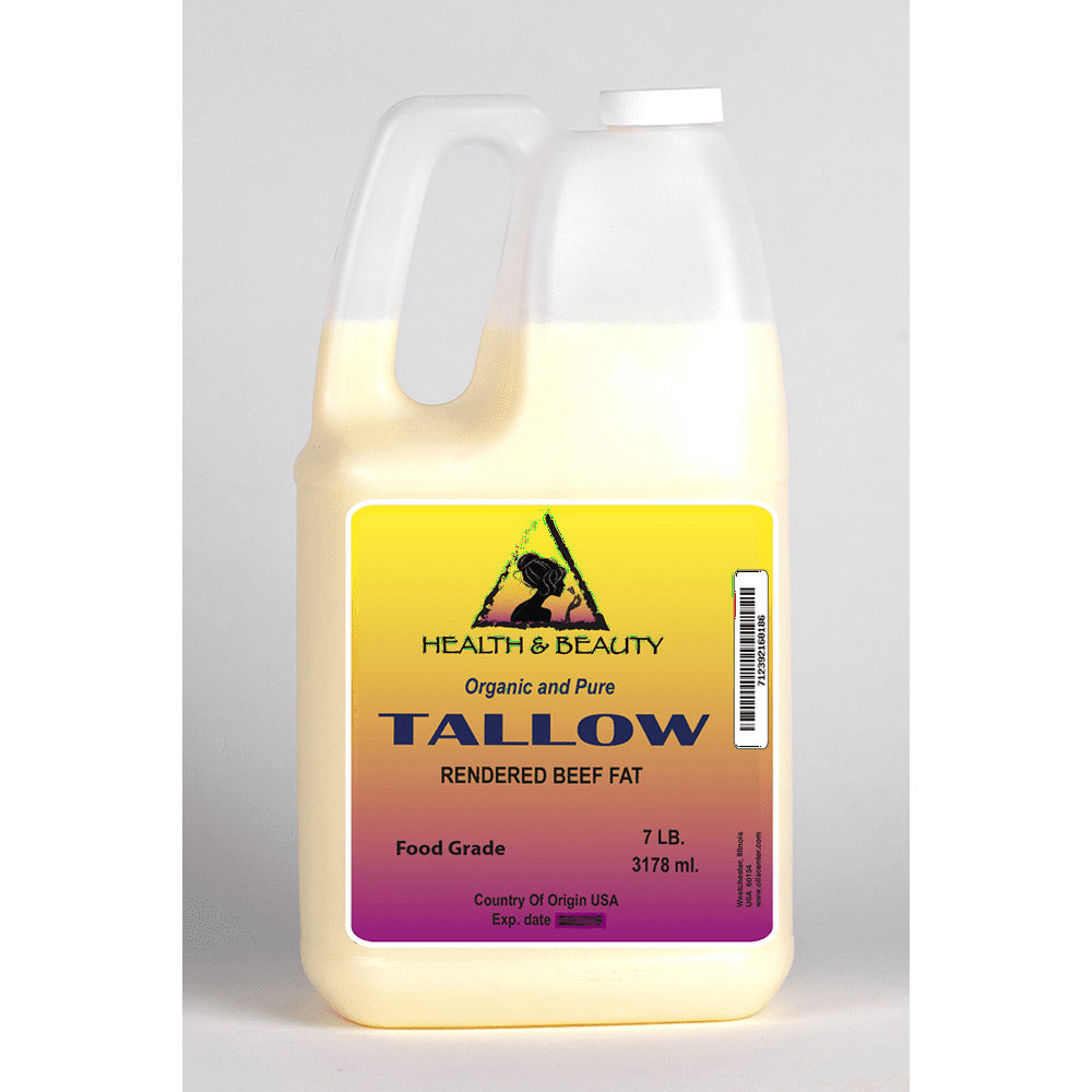 TALLOW ORGANIC GRASS-FED RENDERED BEEF FAT 100% PURE 7 LB - Walmart.com ...