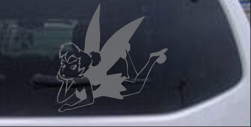 Tinkerbell Laying Car or Truck Window Decal Sticker - Walmart.com