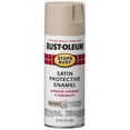 Rustoleum 276271 12 Oz French Beige Satin Enamel Spray Paint Pack of 6 ...