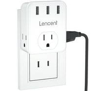 Leviton R02-T5632-0BW 15 Amp White USB & Receptacle Combination Outlet ...