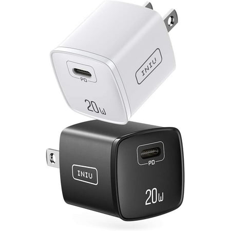 USB C Charger, [2 Pack] Smallest 20W PD 3.0 Fast Charge Wall Charger ...