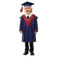 Big Girls Outfits Graduation Gown And Cap For Kids Academic Celebration ...