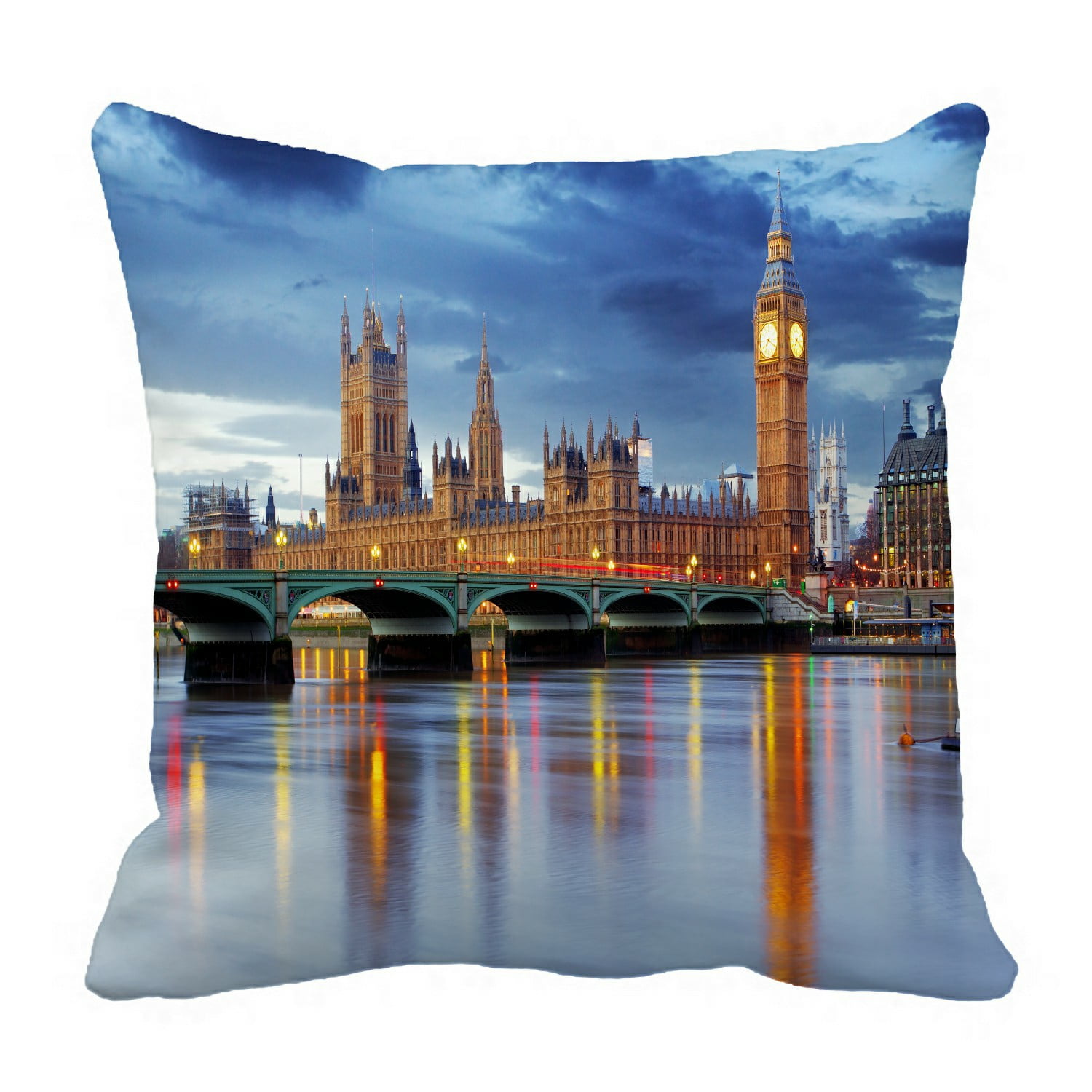 ECZJNT London Big ben and houses of parliament UK Pillow Case Pillow ...