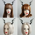 XISAOK Gothic Devil Hair Hoops Night Party Anime Lolita Hairband Devil ...