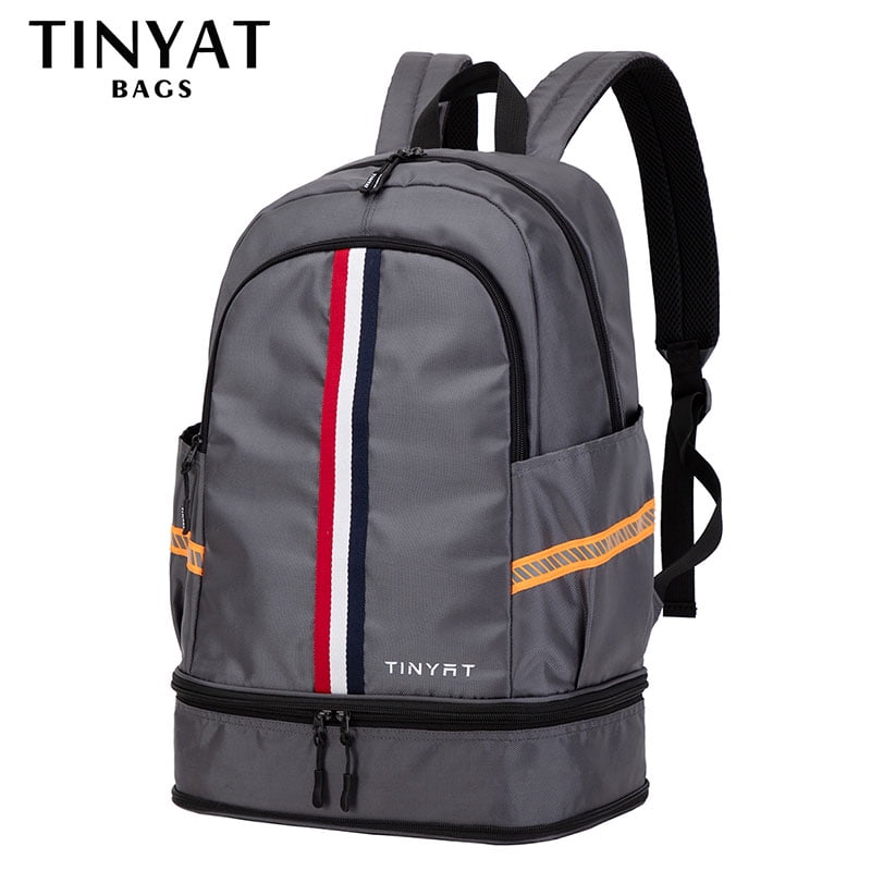 TINYAT Foldable Sports backpack for Women or Men Shoe Compartment ...