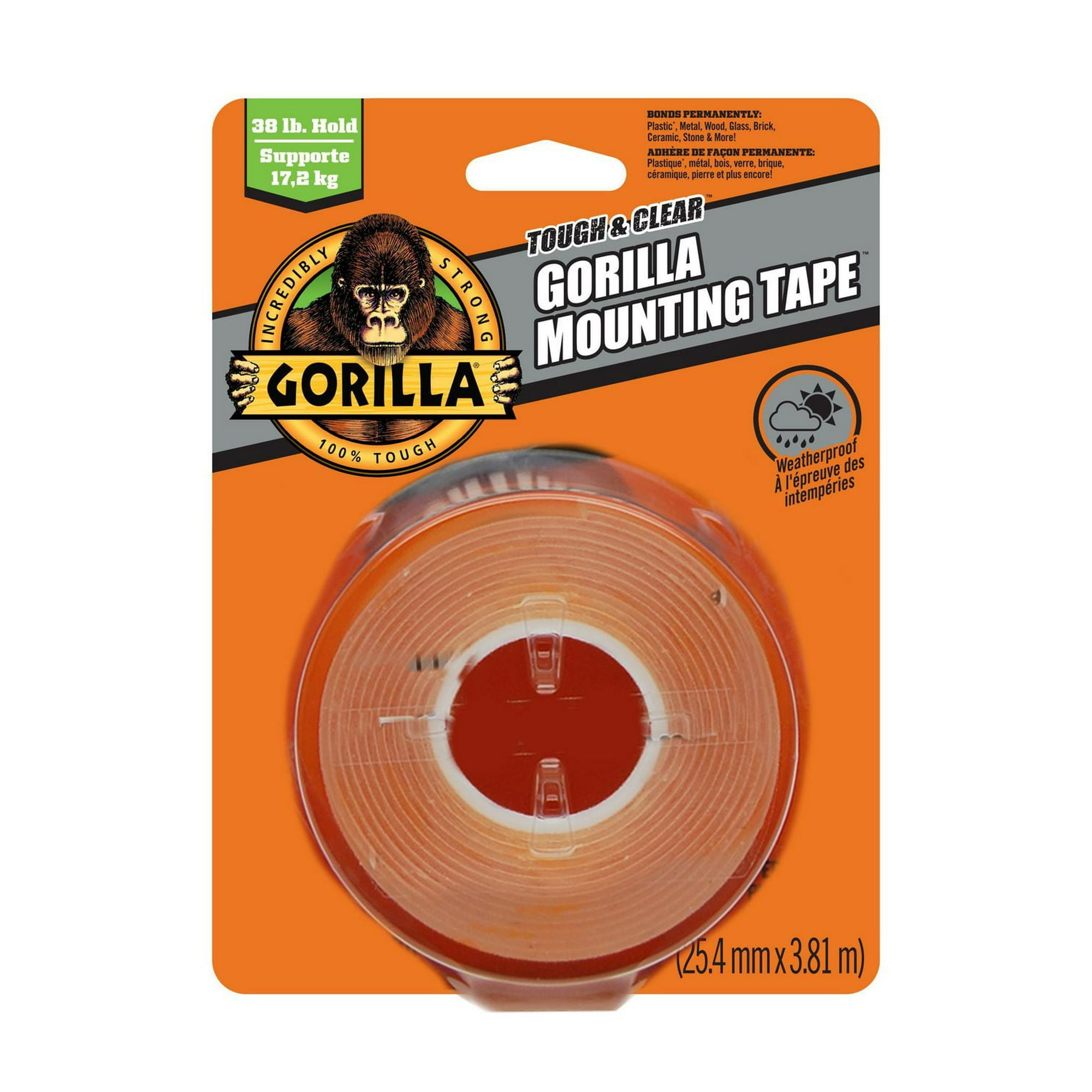 Click here for Gorilla Mounting Tape Tough & Clear prices