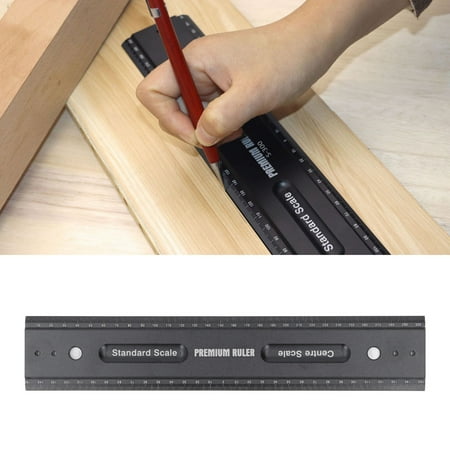 Straightedge Tool, Straight Scoring Ruler Multifunctional Clear Scales ...