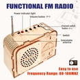 NautyDaddy DIY Wooden FM Radio Kit, Beginner Level STEM Toy for Kids ...