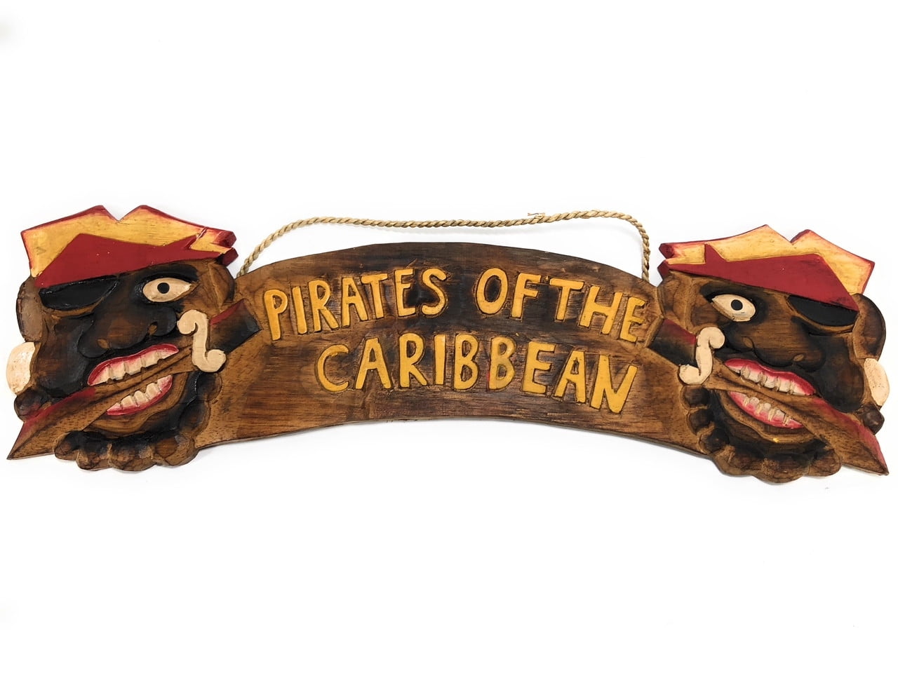 Pirates Of The Caribbean Sign 24" - Pirate Decor - Hand Carved | # ...