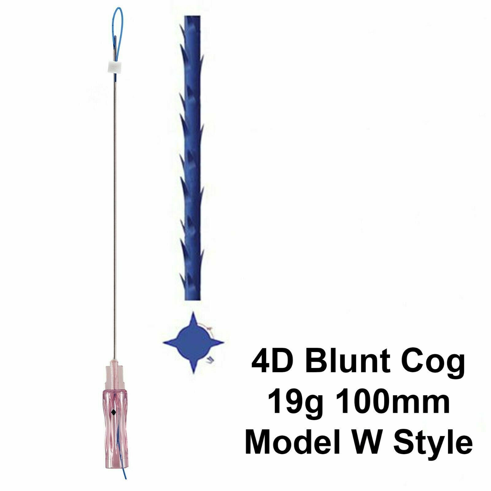 Buy 20 Sterile Blunt Tip 4D COG PDO Thread Sterile Face Lifting 4DB - L ...