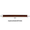 GroundSmart Roman Brick Landscape Edging, 4' Red Rubber Garden Edging ...