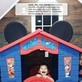 Disney Mickey Mouse Plastic Indoor,Outdoor Playhouse with Easy Assembly ...