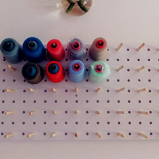 Pegboard Organizer Panels, Multifunctional Multi Compartment White ...