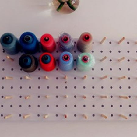 Pegboard Organizer Panels, Multifunctional Multi Compartment White ...