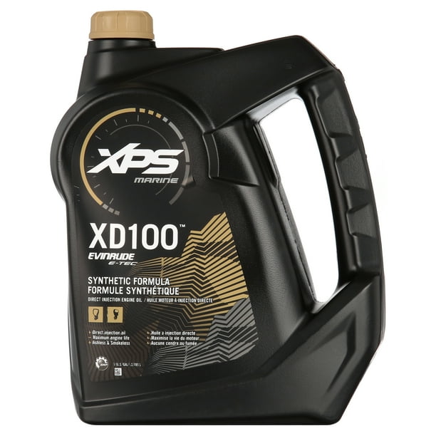 XPS Marine XD100 Synthetic 2-Stroke Engine Oil For Evinrude E-TEC, 1 ...