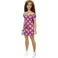 Barbie Fashionistas Doll #171, Curvy with Vitiligo, Long Brunette Hair ...