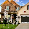 7. 9ft Halloween Full Size Skeleton, Realistic Giant Human Skeleton ...