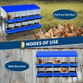 Studyset Chicken Nesting Boxes, 6-10 Compartments, Laying Boxes For ...