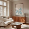 Coastal Abstract Ocean Wave Art Print for Modern Home Decor, Unframed ...