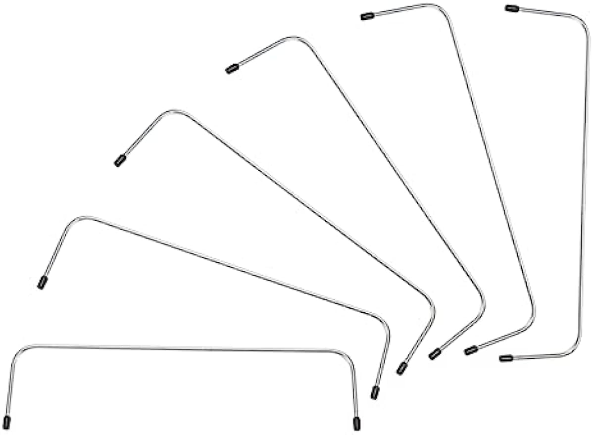 3 Pairs 12 Inch Stainless Steel Internal Wire Frame Sewing Bag Frame ...