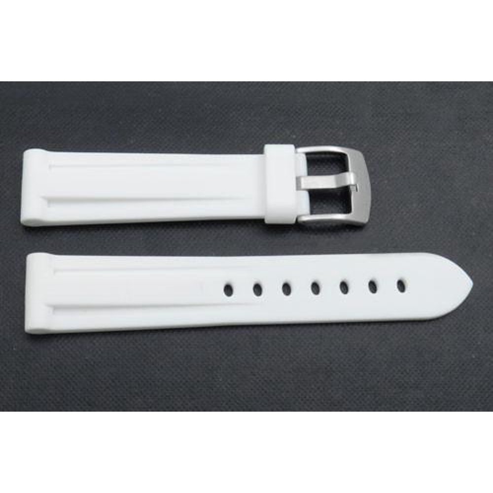 Banda - 26MM WHITE HEAVY DUTY SILICONE RUBBER SPORT WATCH BAND ...