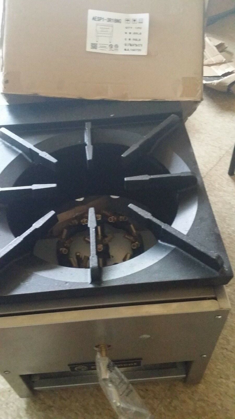 ACE Heavy Duty 3 Ring Stock Pot Stove Natural Gas 18" H AESP1-3R18NG ...