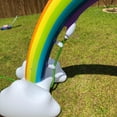 Inflatable Rainbow Water Sprinkler for Kids Outdoor Backyard Summer ...