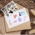 1 Sheet Custom PVC Plastic Clear Stamps for DIY Scrapbooking Photo ...