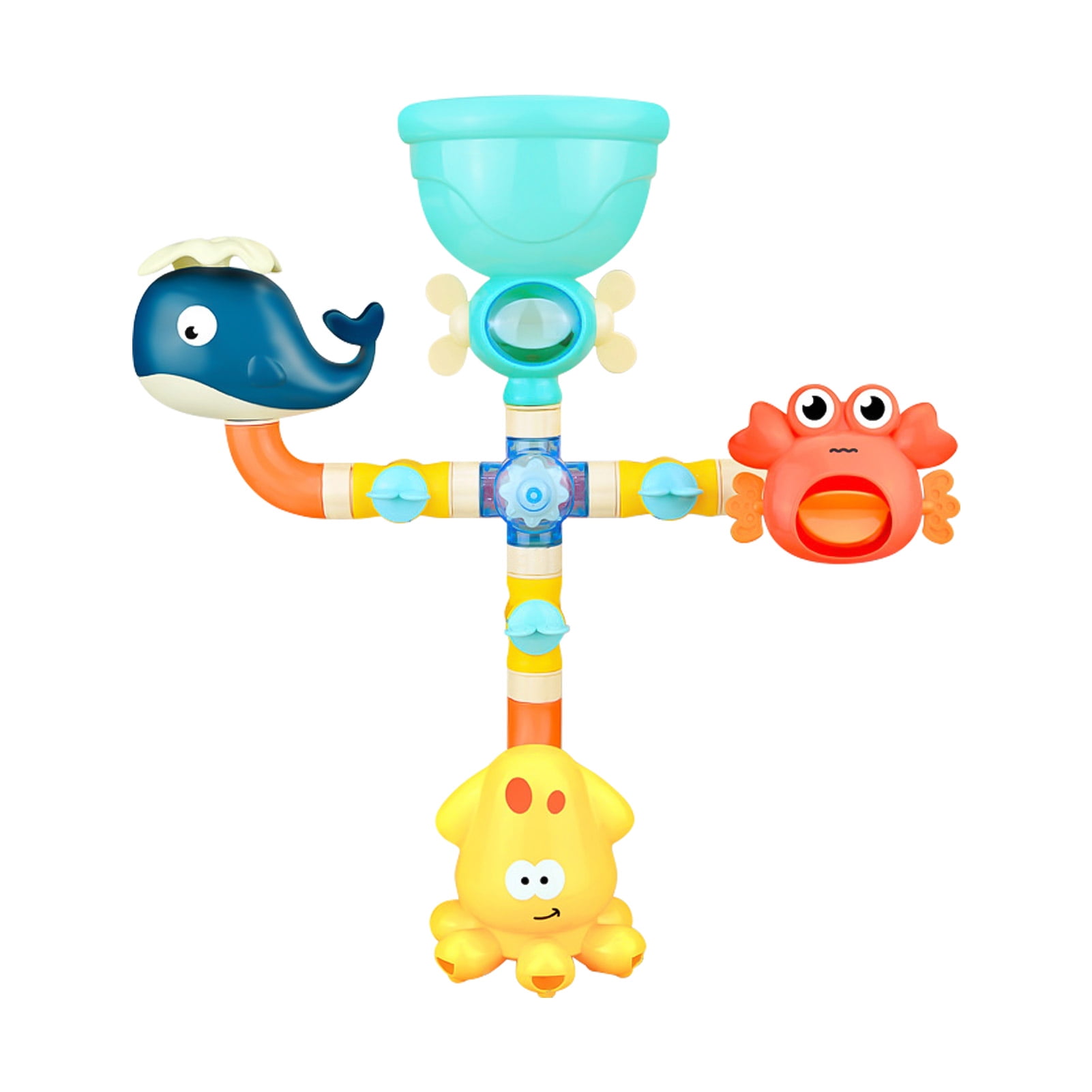 Baby Bathing Toy Bathtub Pipes Tubes with Waterfall Water Spout for ...