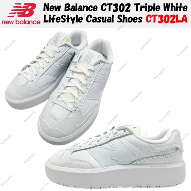 New Balance CT302 Triple White LifeStyle Casual Shoes CT302LA Men's ...