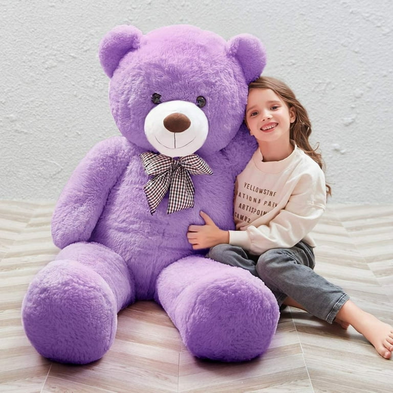 Giant Purple Teddy Bear