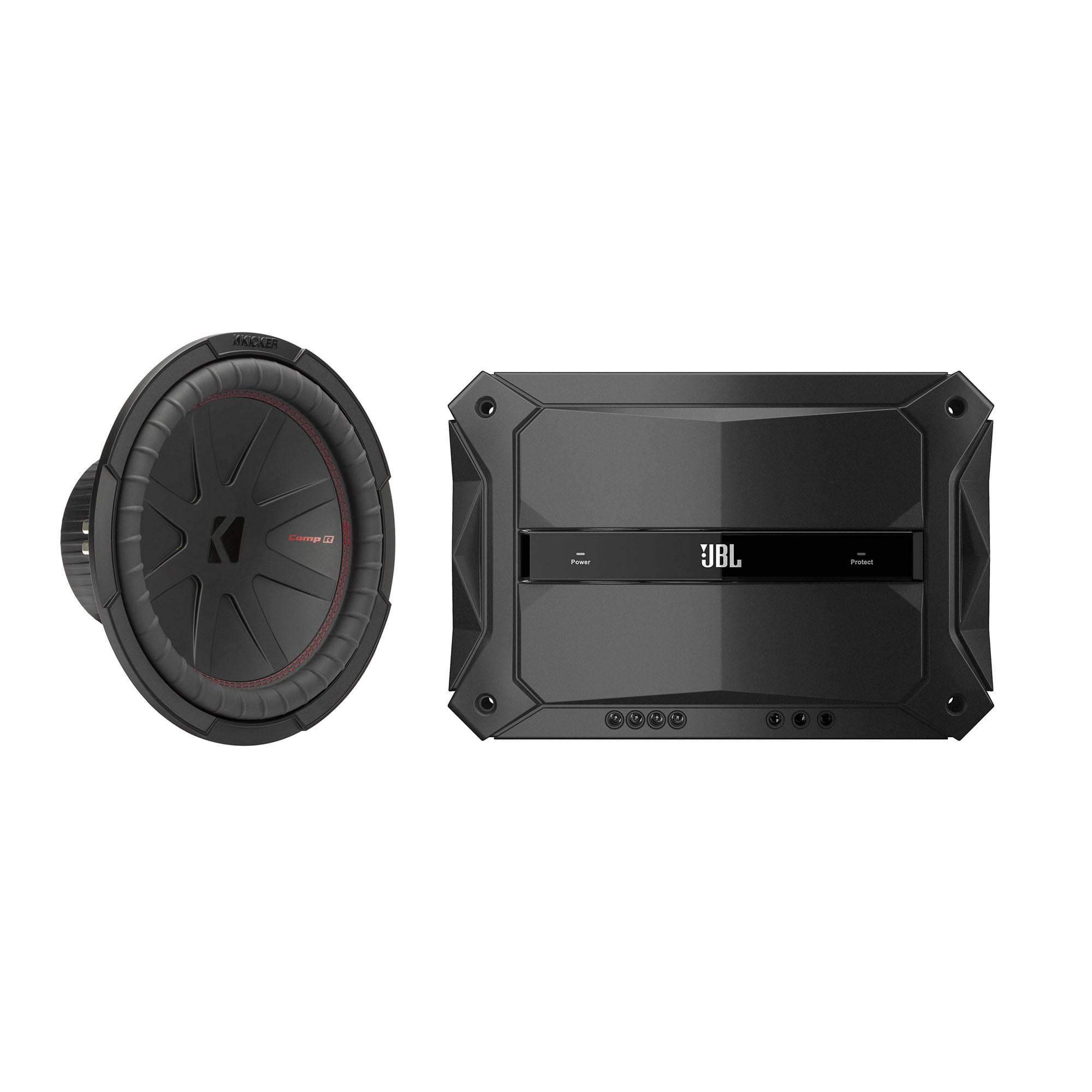 Kicker 48CWR124 CompR 12" Dual 4 OHM Subwoofer compatible with GTR-601 ...
