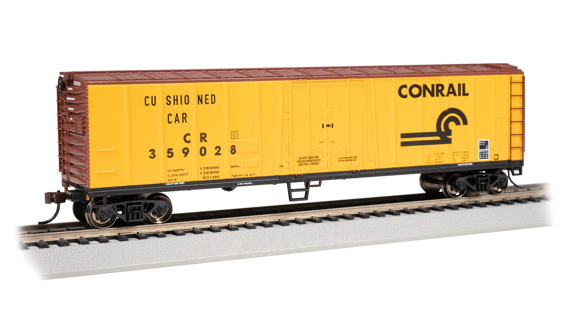 Bachmann Trains - 50 Steel Reefer - Conrail #359028 - HO Scale ...