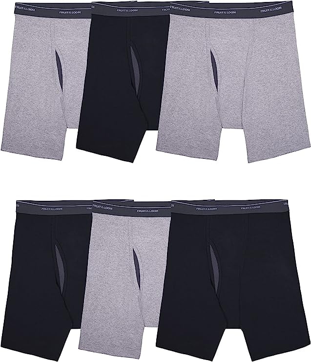 Fruit of the Loom® Mens Cool Zone Fly Boxer Briefs w/ Ventilated Mesh ...