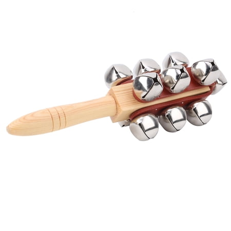Sleigh Bell Stick, Anti-Rust Handheld Jingles Bells, Lightweight For ...