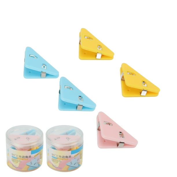 Office Clips, Paper Clips Protecting Paper Corners Firm Fit 3 Color For ...