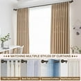 1 Inch Double Curtain Rods for Windows 36 to 72 Inches (3-6 Feet ...