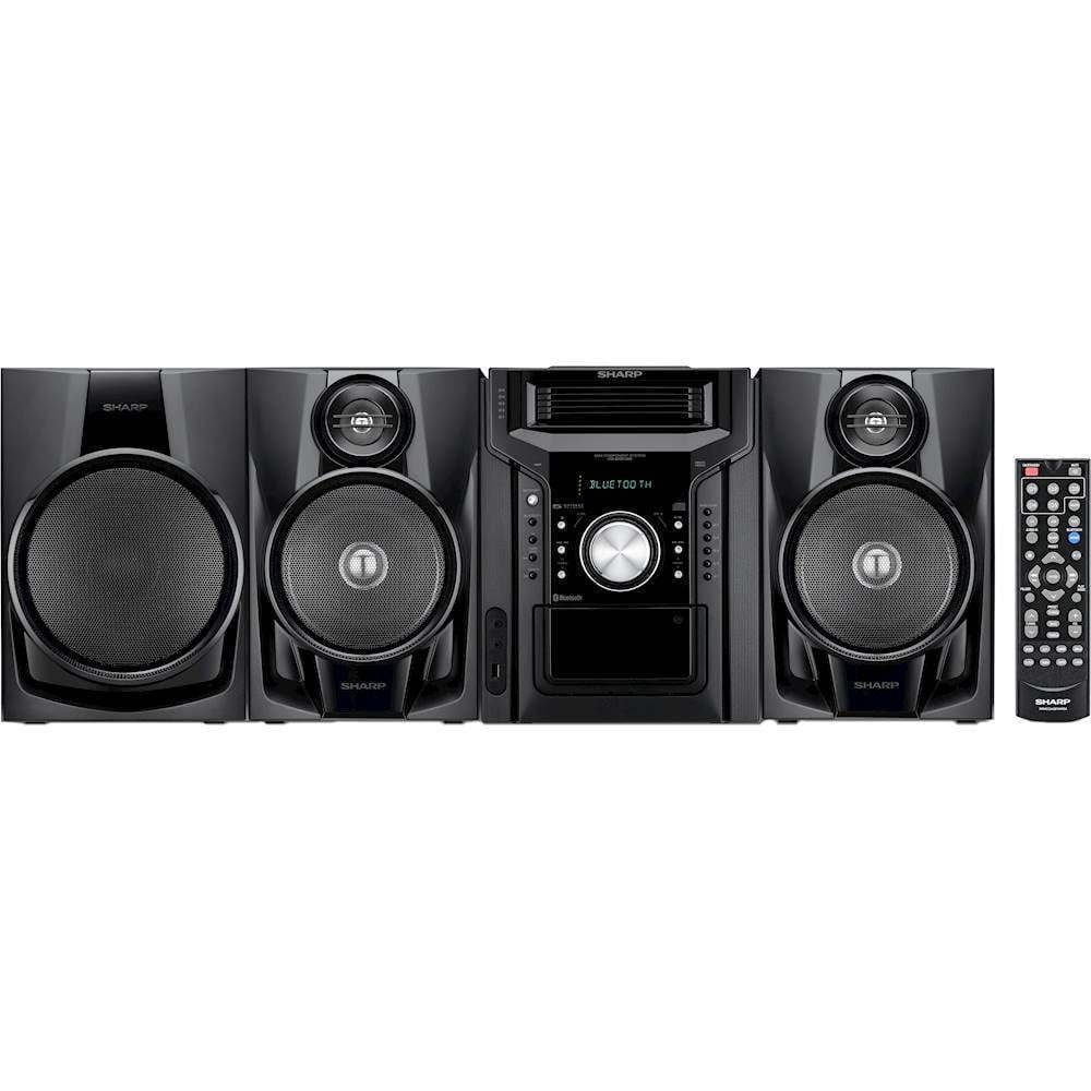 Sharp Bluetooth 350-Watt All-In-One Hi-Fi Audio Stereo Sound System ...