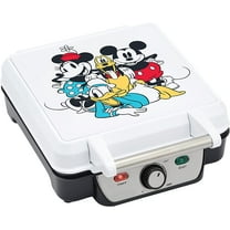 "Disney Mickey Mouse 4"" Mini Waffle Maker for Breakfast Sandwich ...
