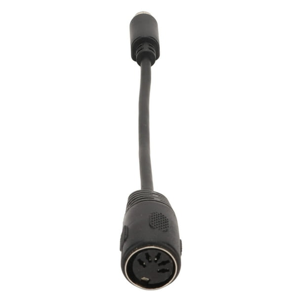 DIN 5 Pin Female To MIDI 6 Pin Male Cable, Flexible PVC 5.9in DIN 5 Pin ...