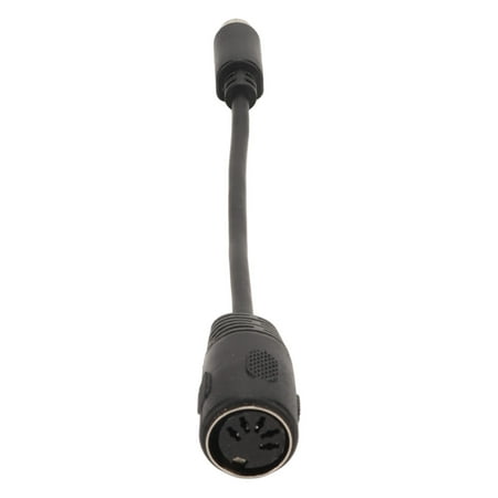 DIN 5 Pin Female To MIDI 6 Pin Male Cable, Flexible PVC 5.9in DIN 5 Pin ...