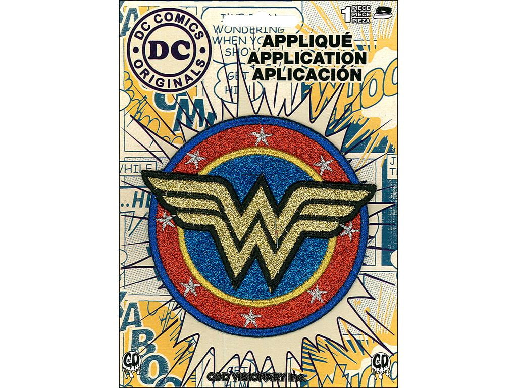 C&D Visionary DC Comics Patch-Wonder Woman Shield W/Glitter - Walmart.com
