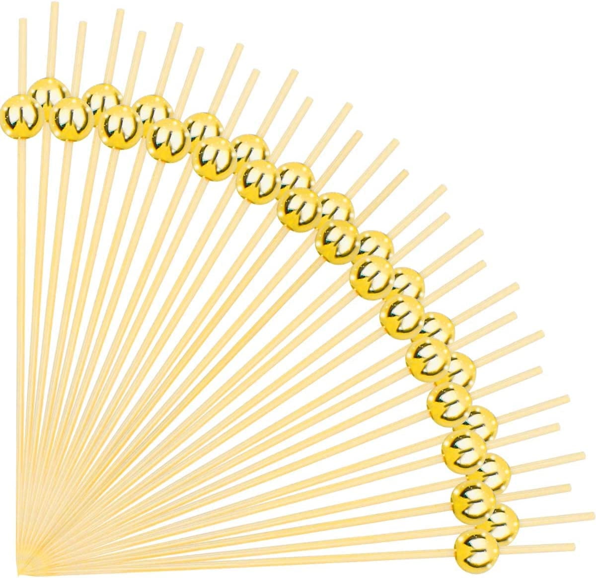 100 Pcs Cocktail Picks for Appetizers Fancy Cocktail Toothpicks Pearl ...