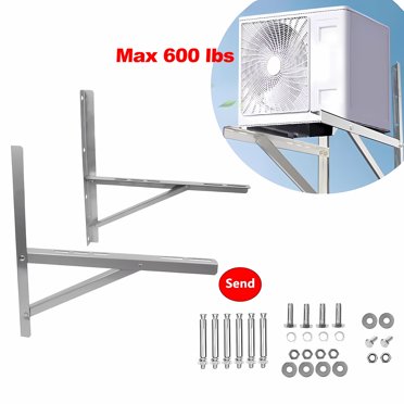 Alpine Hardware Universal AC Support - Heavy-Duty Window Bracket, 12000 ...