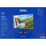 onn. 24" FHD (1920 x 1080p) 75hz Office Monitor with 6 ft HDMI Cable ...